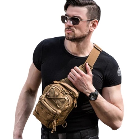 Tactical Angel | Bags | Nwt Stealth Angel Tactical Sling Pack Khaki ...